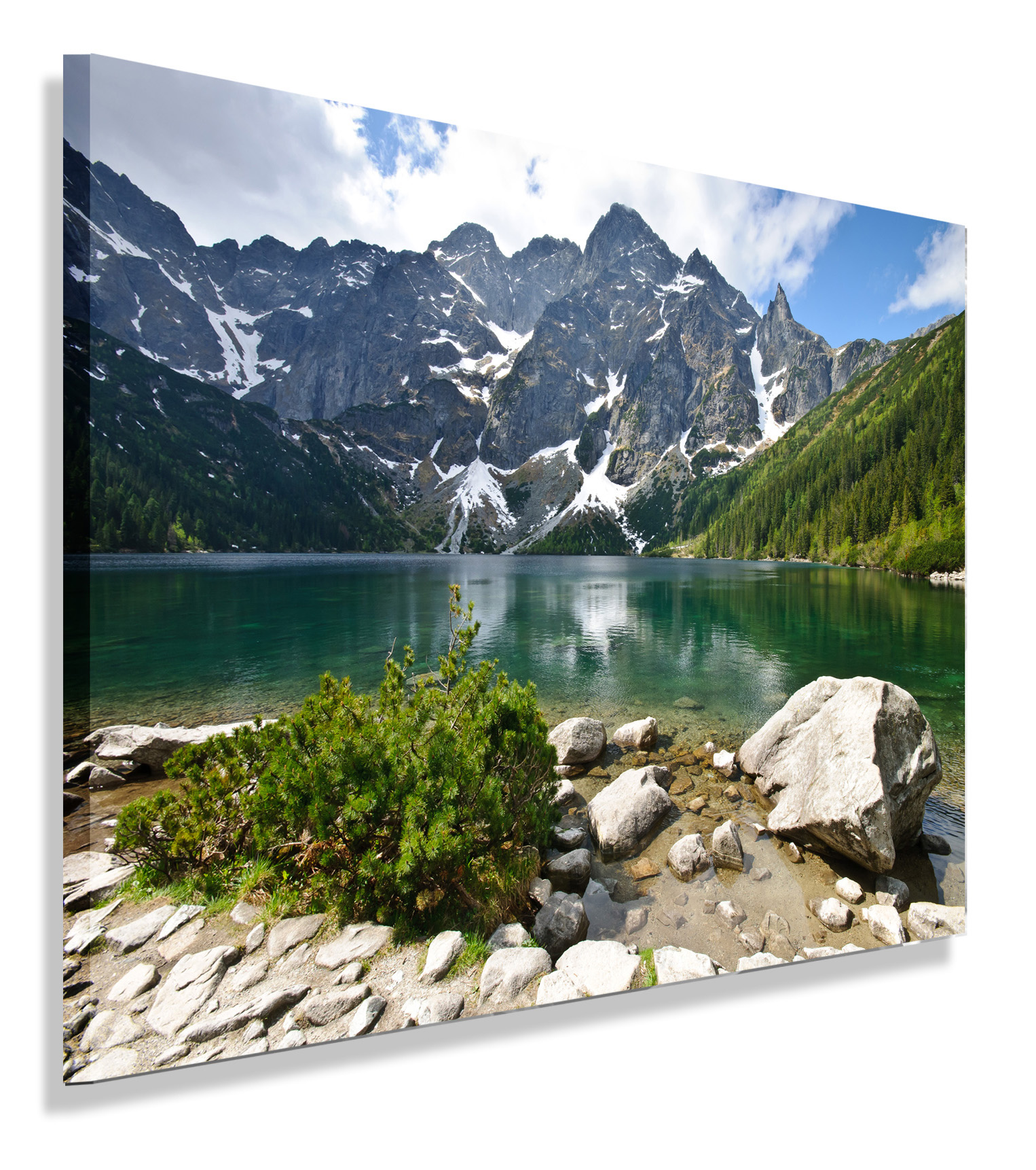 OBRAZ TATRY MORSKIE OKO GÓRY OBRAZY CANVAS 50x50 • Cena, Opinie ...