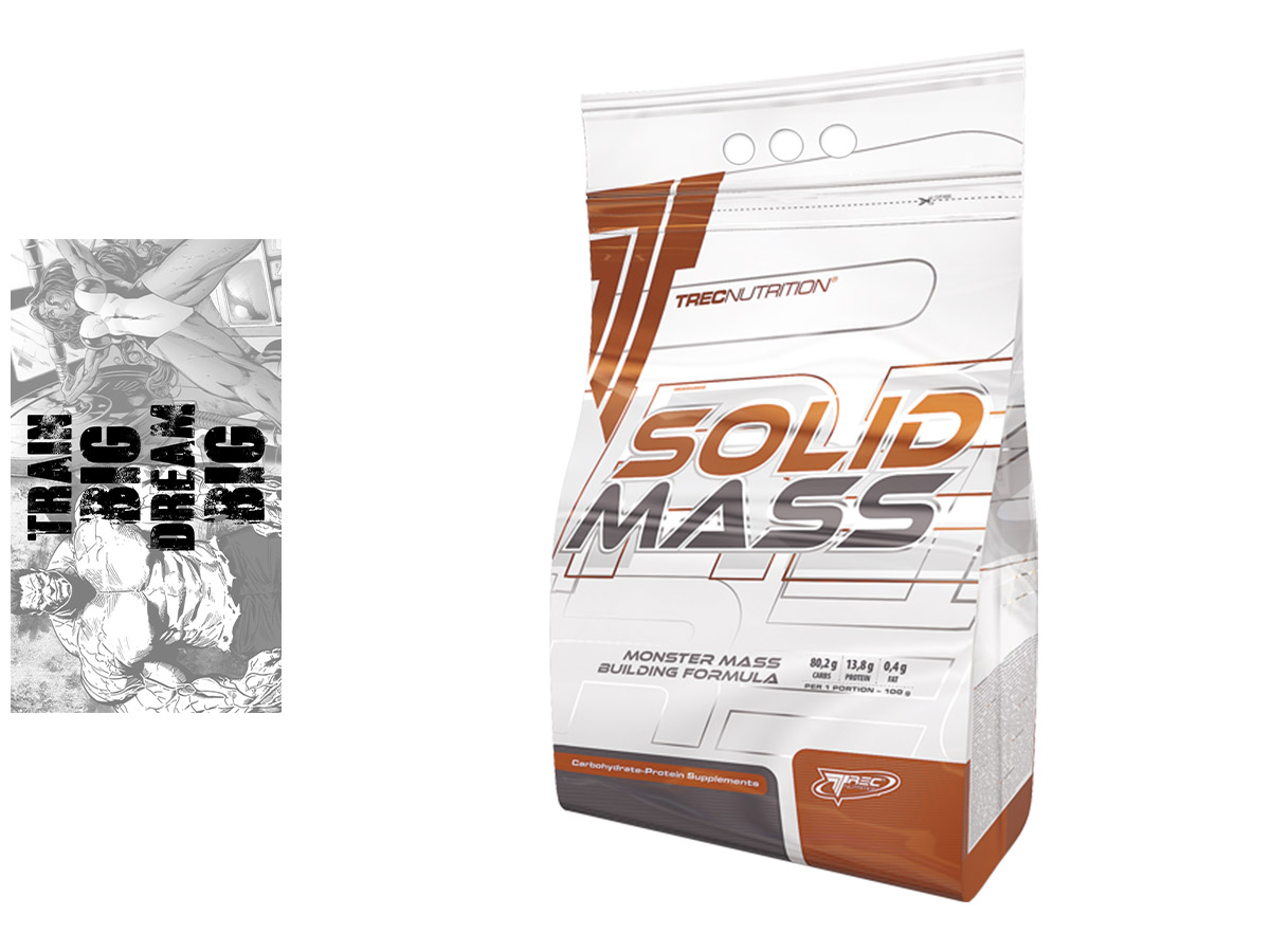 TREC SOLID MASS 3000g GAINER MUTANT XXL BULK MASA 7859993529 - Allegro.pl