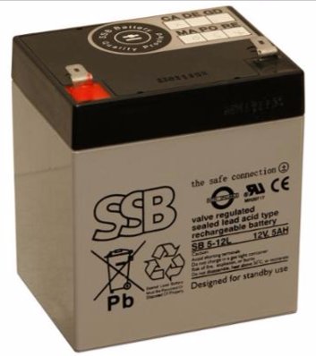 Akumulator SSB SB 5-12 12V5Ah WYSOKA JAKOŚĆ NIEMCY - Sklep, Opinie, Cena w Allegro