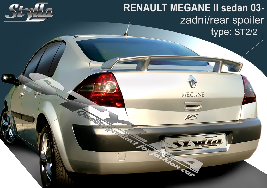 spoiler pro Renault Megane sedan MK2 2003- za 2659.00CZK - Allegro
