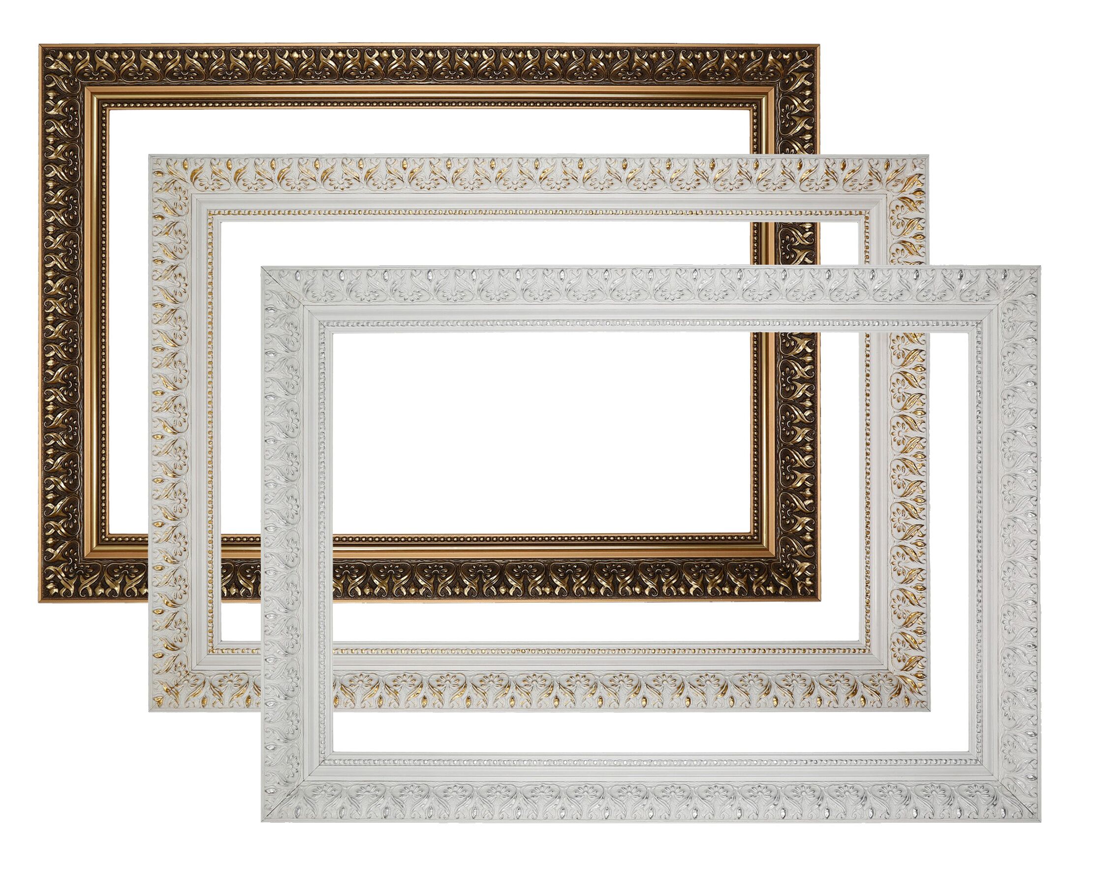 Foto rama do obrazu 35x50cm Biała Złota Srebrna • Cena, Opinie • Ramki ...