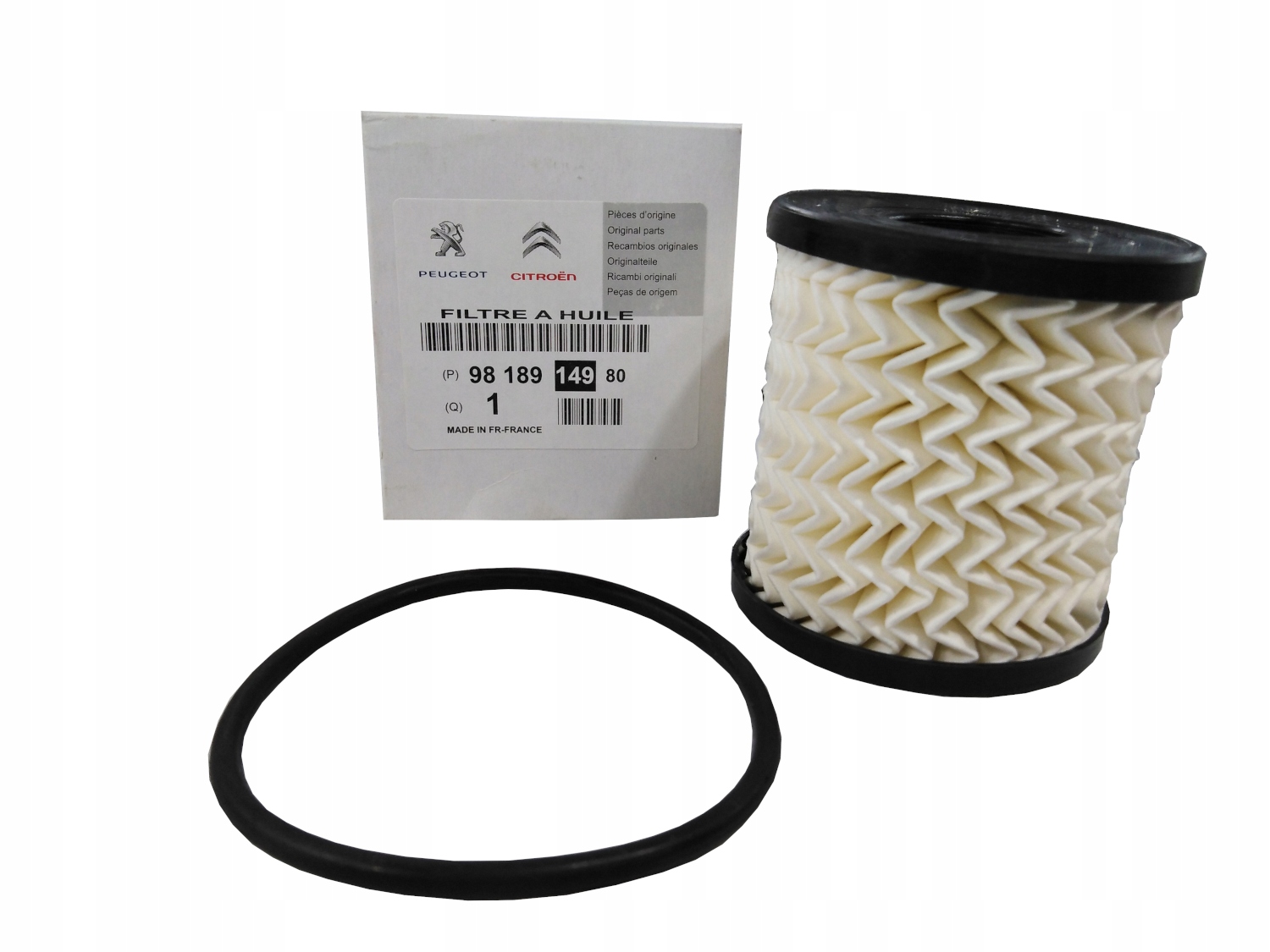 Citroen OE 1717510 9818914980 filtr oleju za 35.30PLN z Wrocław ...