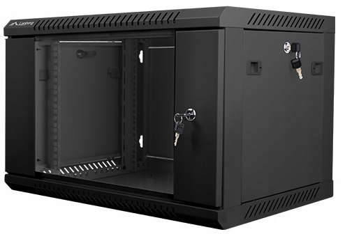 Szafa instalacyjna Rack Lanberg wisząca 19" 6U 600x450 czarna - Sklep ...