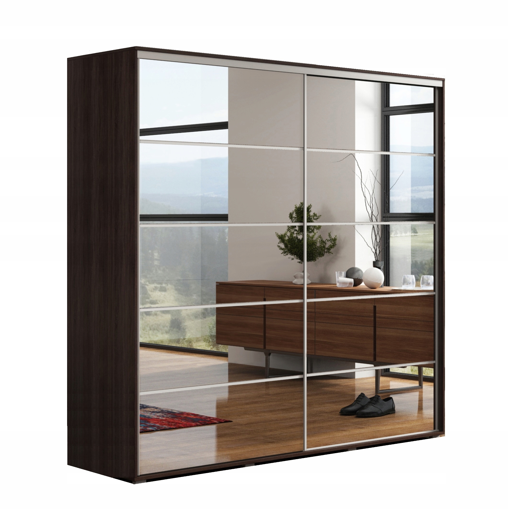 Szafa przesuwna Sandra 230/215/62 z lustrem - 1380 zł - Allegro.pl ...