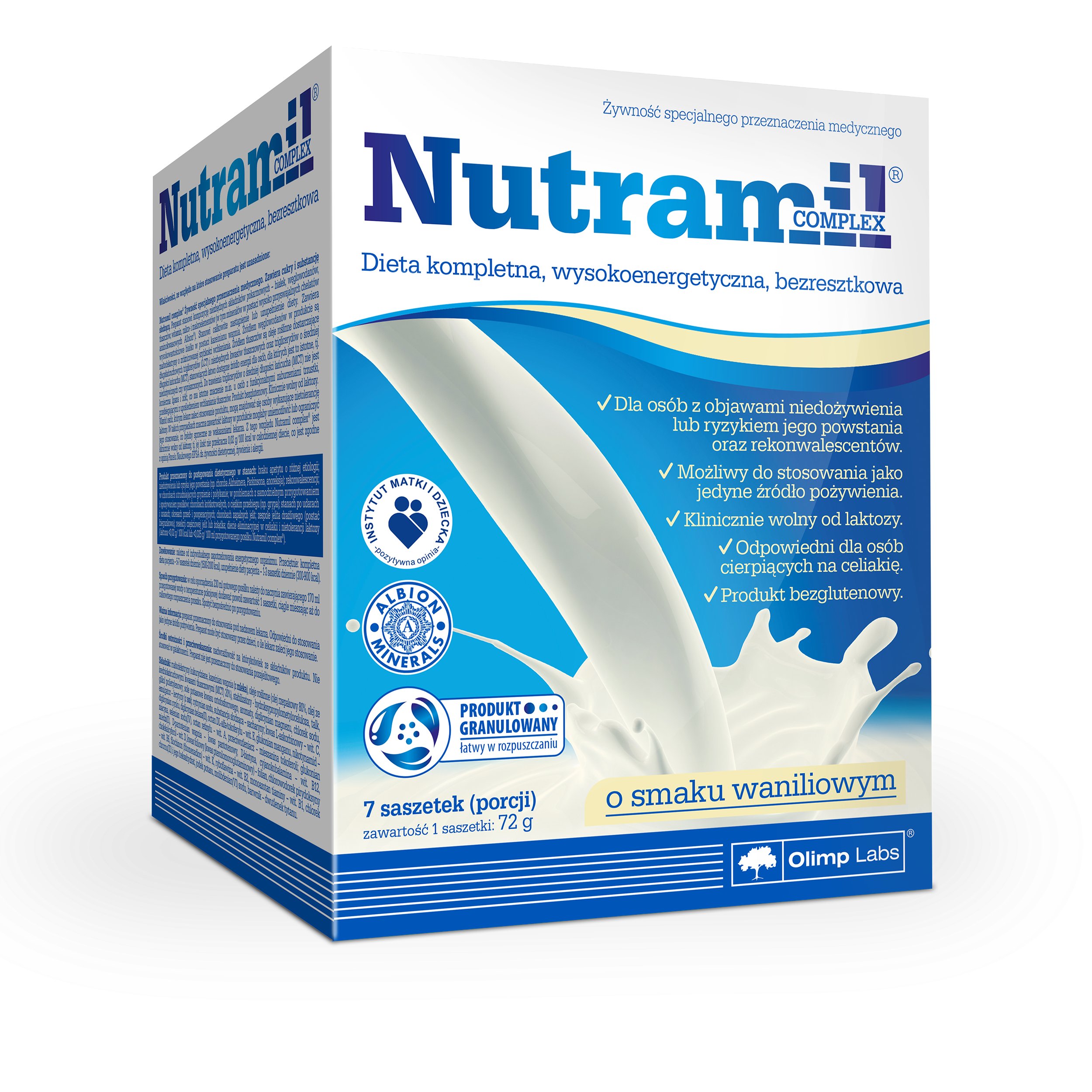 Środek spożywczy Olimp Laboratories Nutramil Complex 72 g waniliowy ...