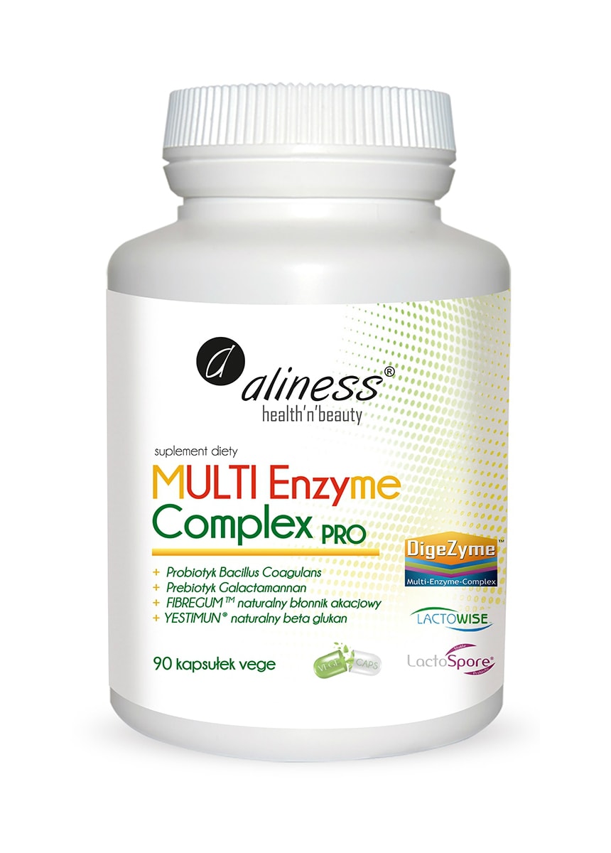 ALINESS Enzymy Trawienne Multi Complex PRO 90kap 7393014661 - Allegro.pl