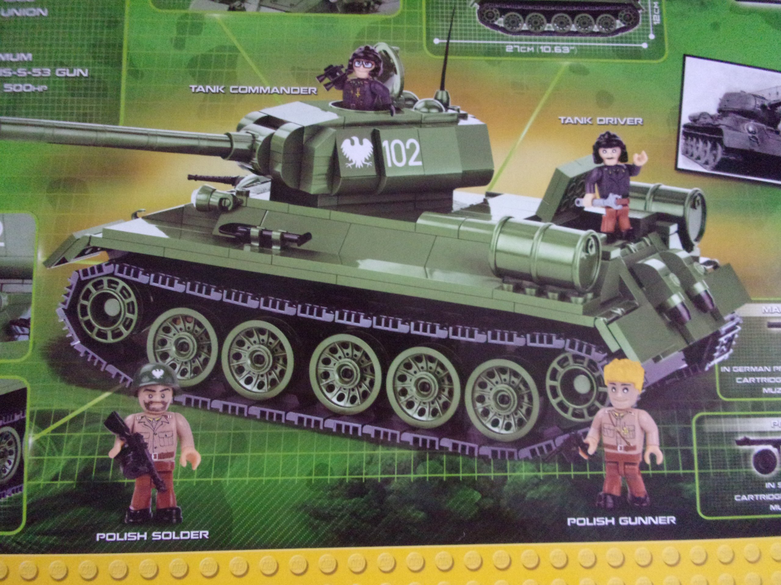 Klocki Cobi czołg Rudy 102 - 7180620687 - oficjalne archiwum allegro