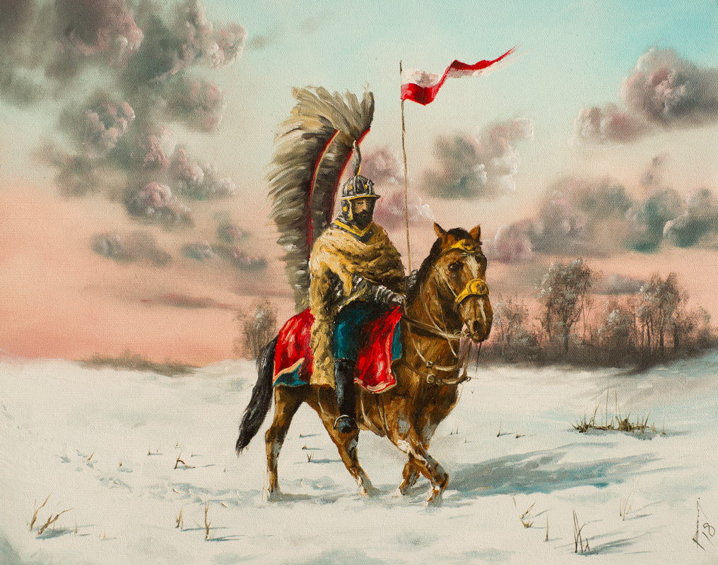 HUSARIA - od 1 zł - DUŻY OBRAZ OLEJNY na PŁÓTNIE - 7166603987 ...