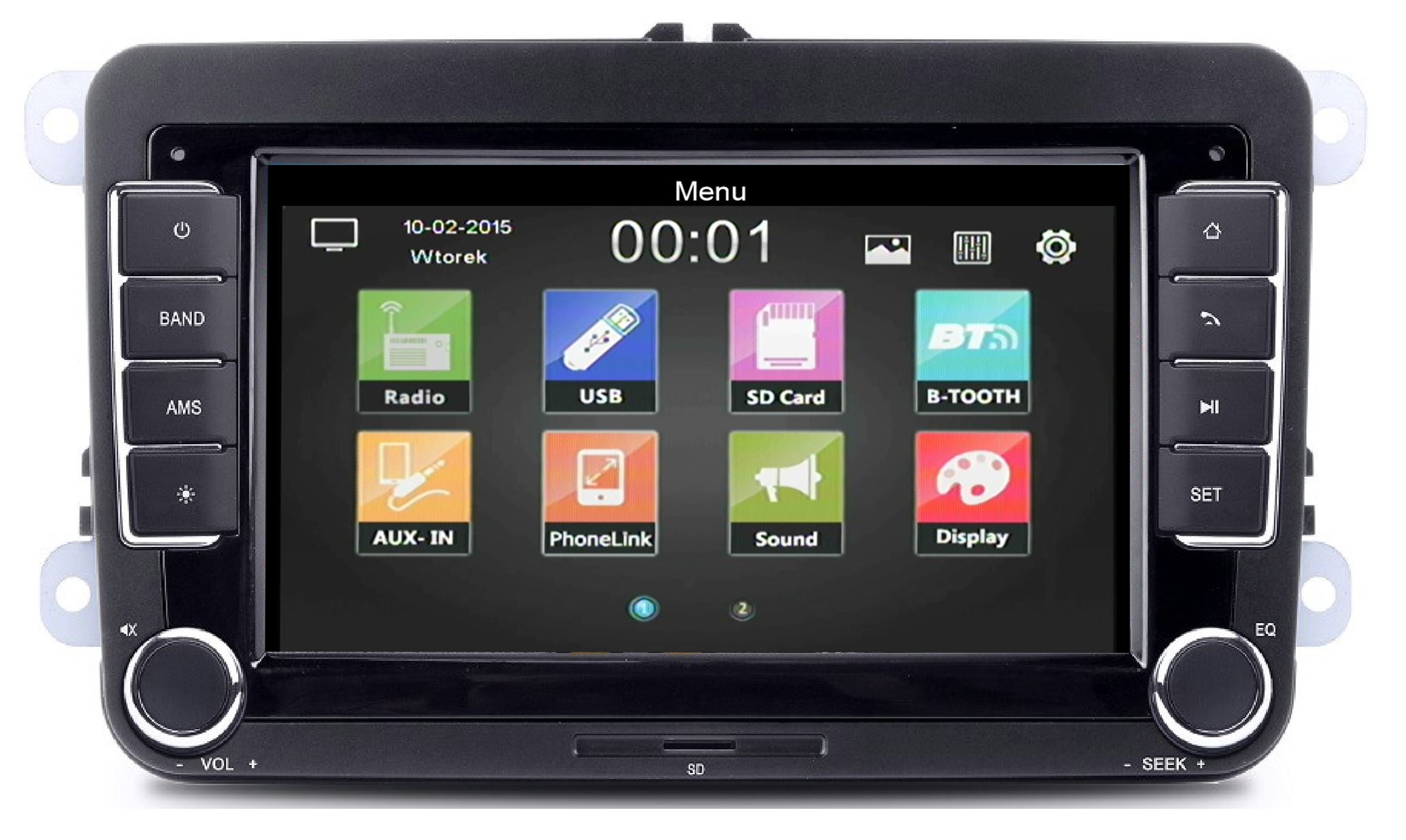 RADIO 2DIN USB ZAMIAST RNS RCD 210 300 310 500 510 - 6964694699 ...