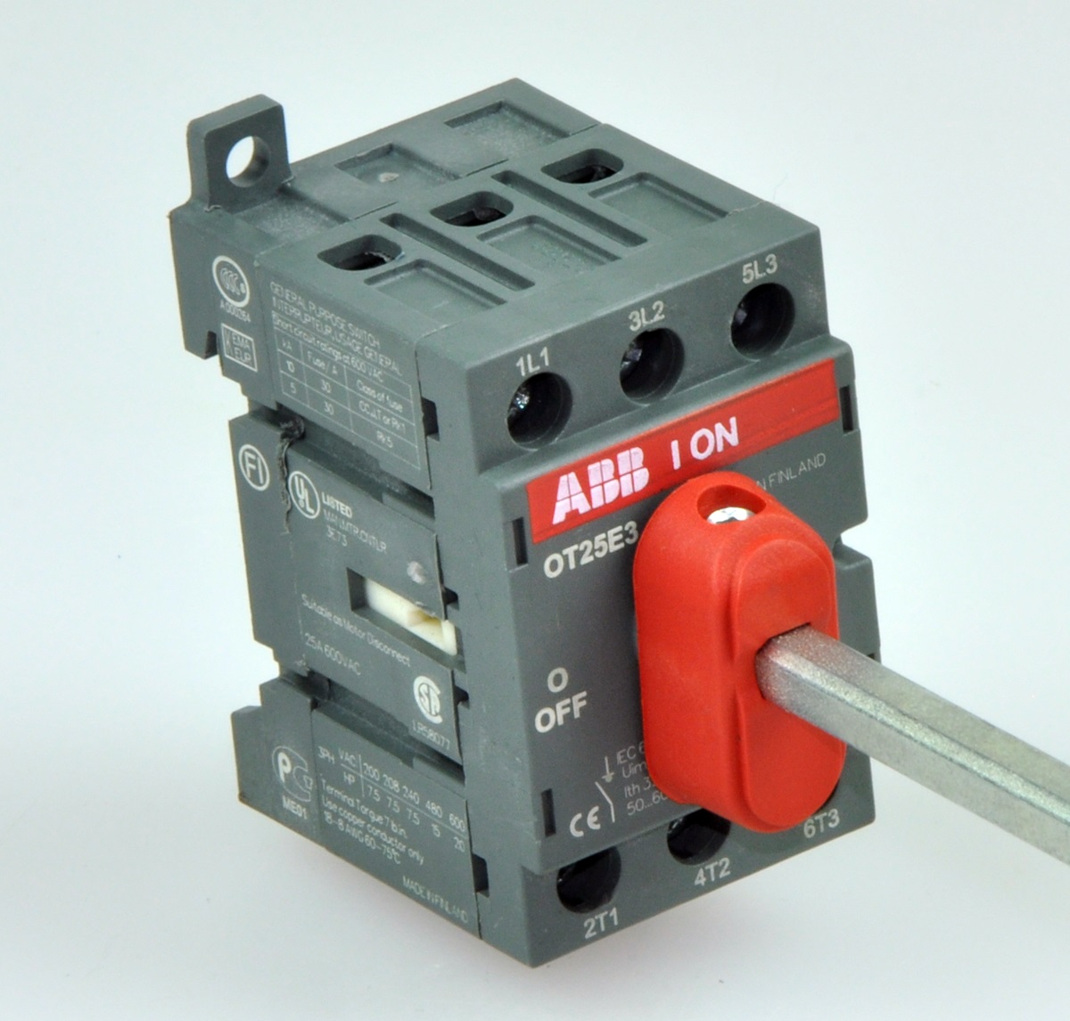 OT25E3 ABB wyłącznik główny do szafy sterowniczej - 6946631657 ...