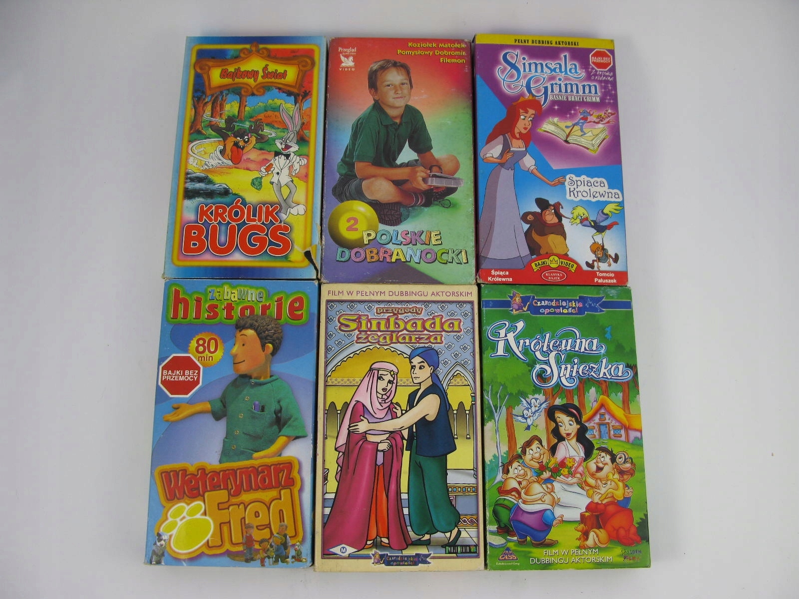 Zestaw Bajek VHS. - 7492797836 - oficjalne archiwum allegro