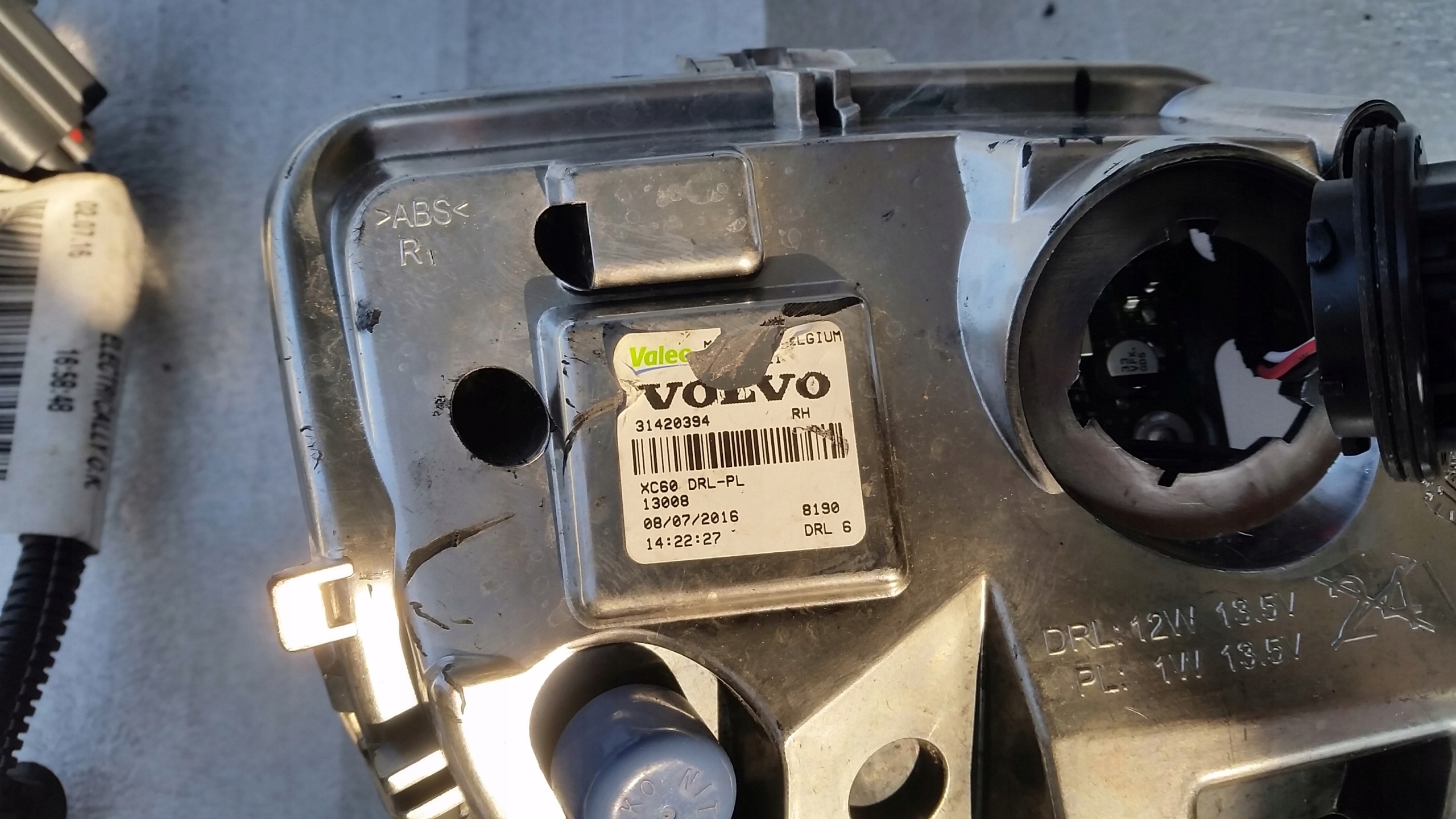 HALOGEN PRAWY LED LIFT 31420394 VOLVO XC60 16R DRL - 7579564342 ...