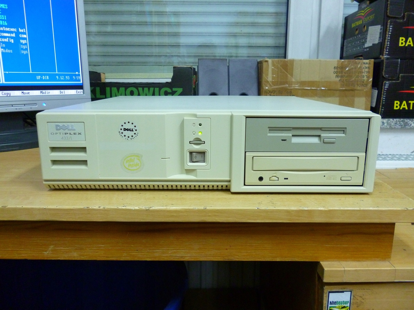Stary Komputer DELL 486 DX2 66MHz / MS-DOS Tseng ! - 7738216112 ...
