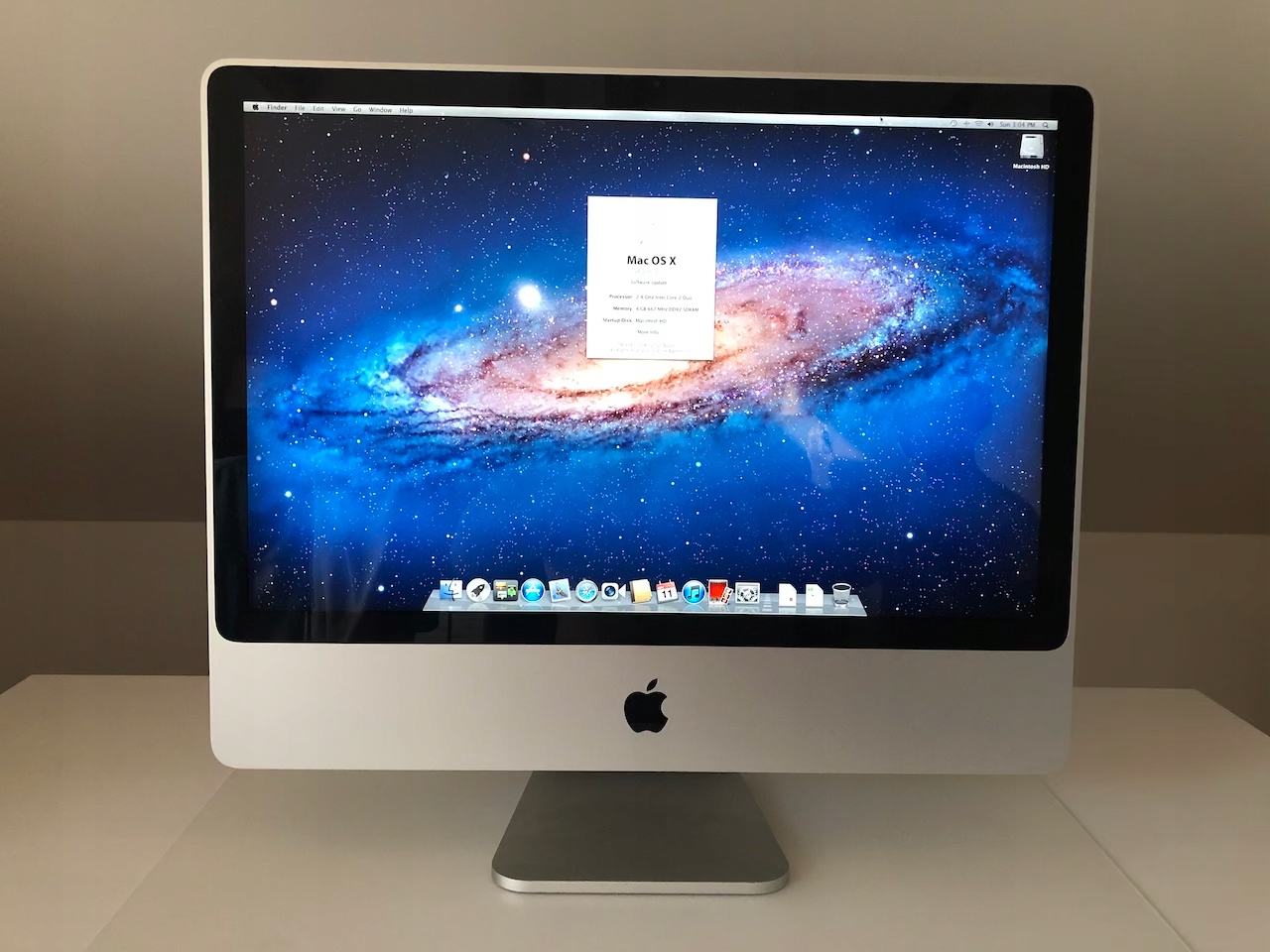 Apple iMac 24 cale (Mid 2007) 2.4GHz Intel 4GB SSD - 7675711661 ...