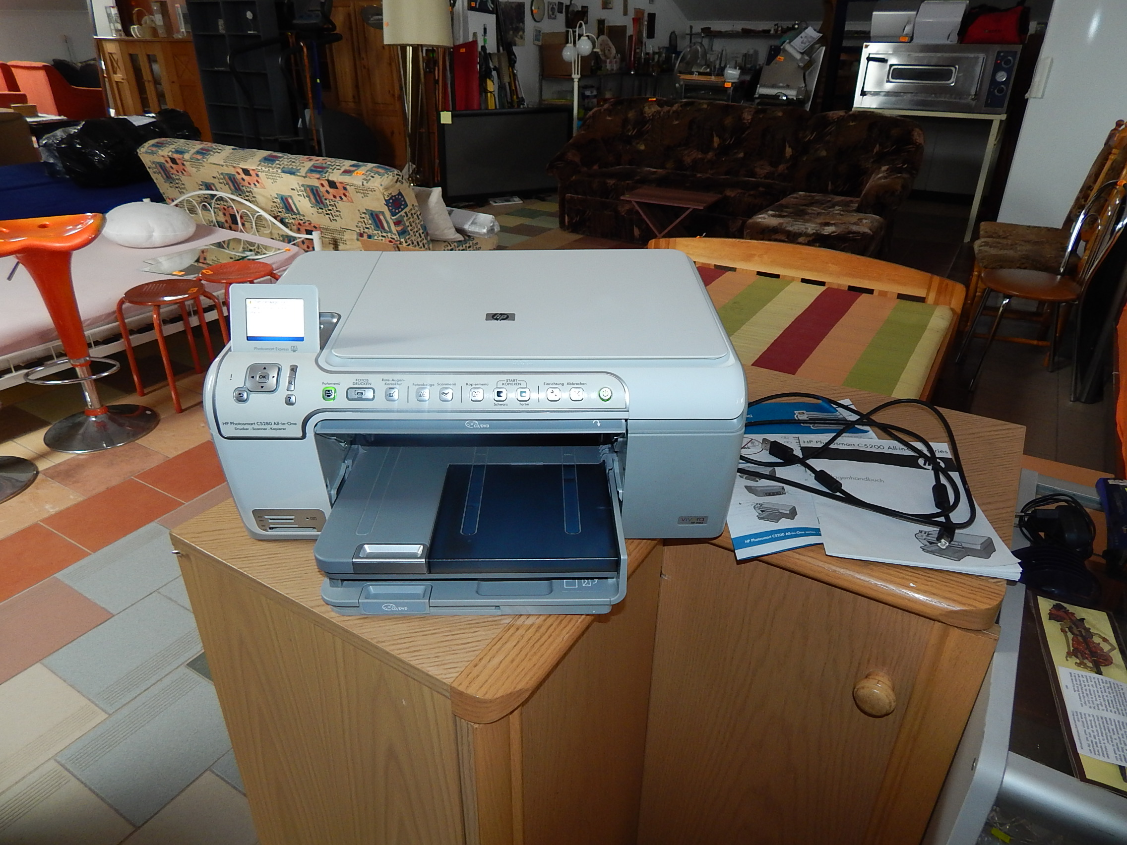 Drukarka hp Photosmart c5280!! - 7220614582 - oficjalne archiwum allegro