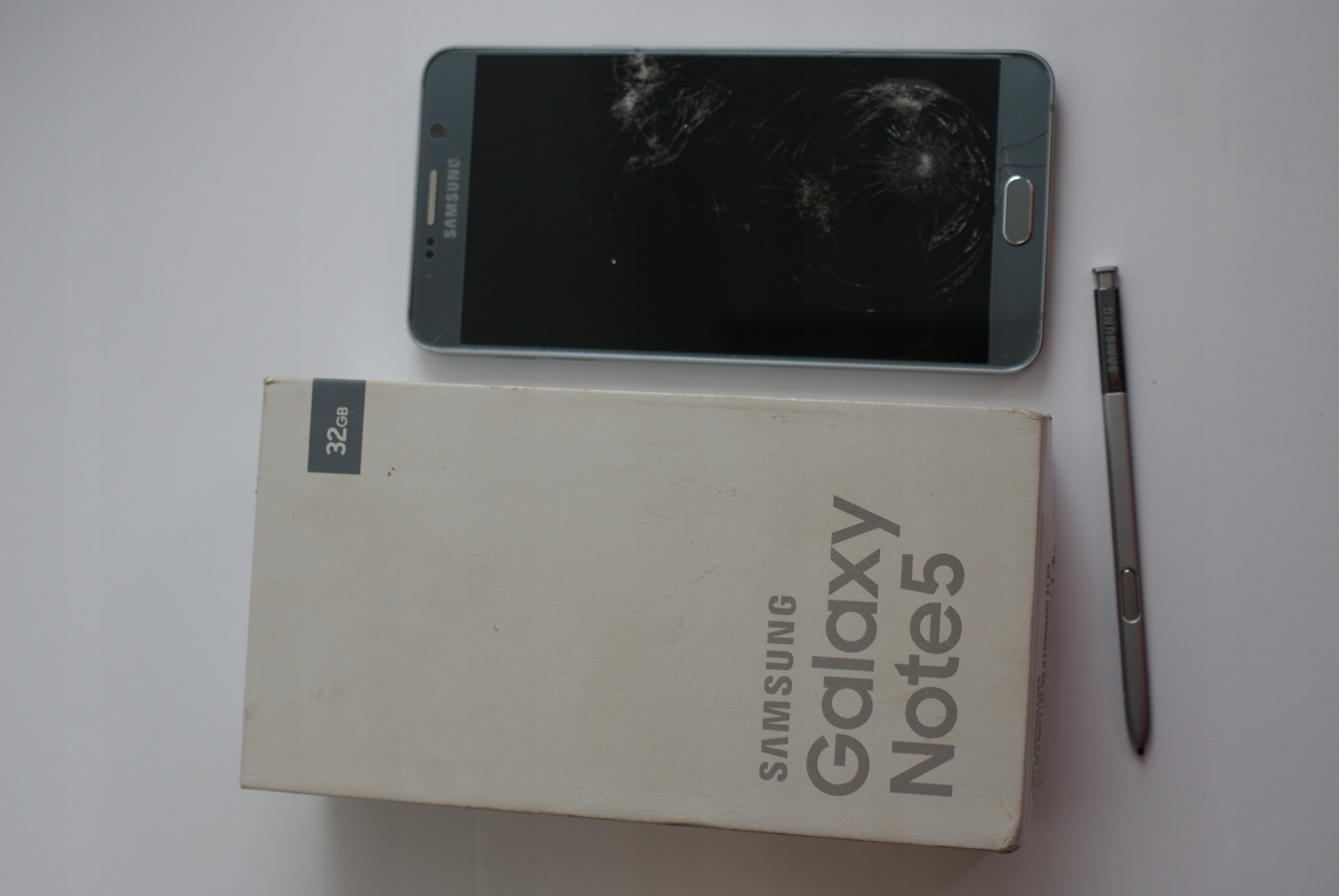 SAMSUNG GALAXY NOTE 5 SILVER TITANIUM 32GB V972 - 7507408983 ...