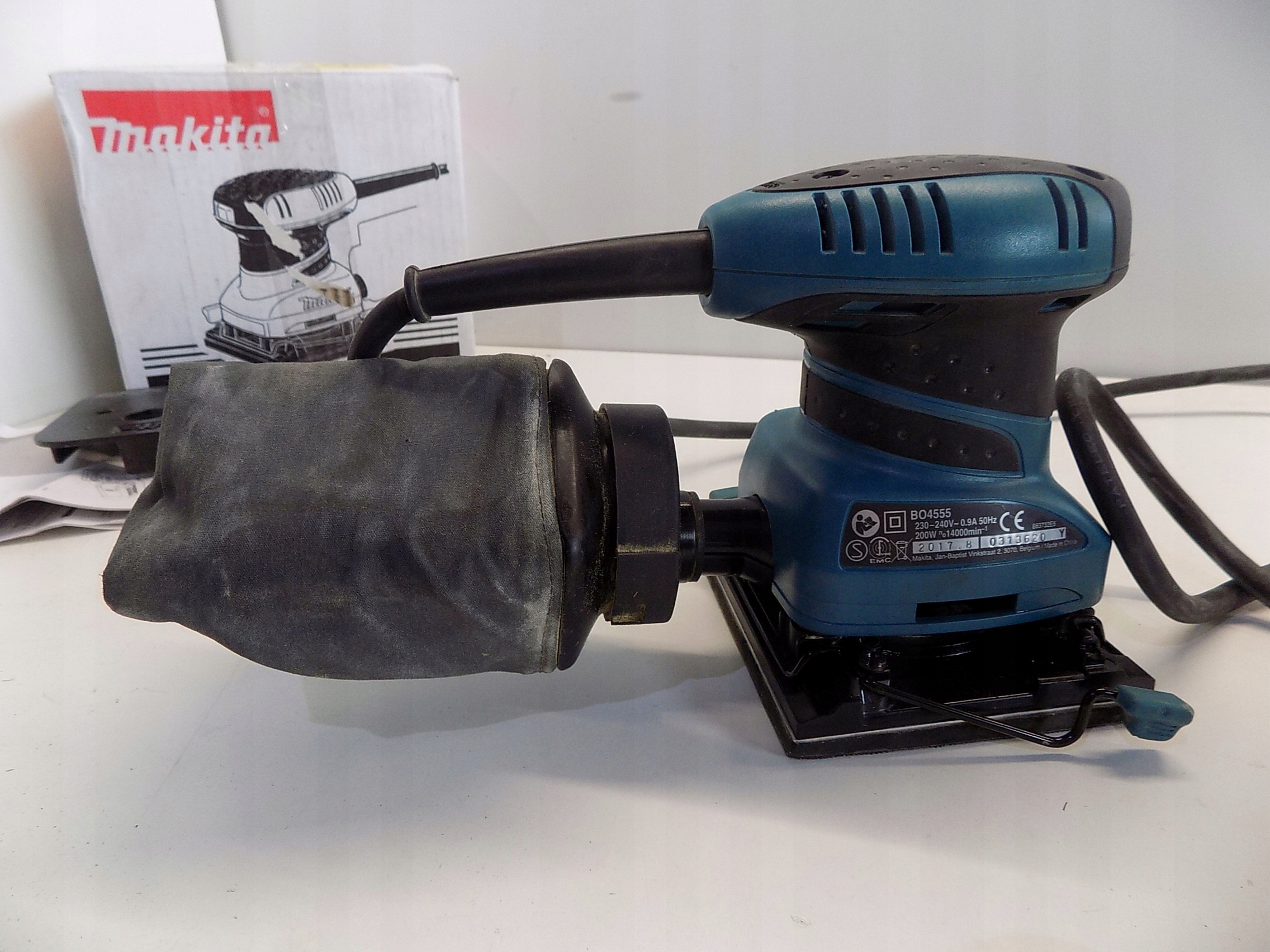 MAKITA BO4555 SZLIFIERKA OSCYLACYJNA (F) - 7533938161 - oficjalne archiwum allegro