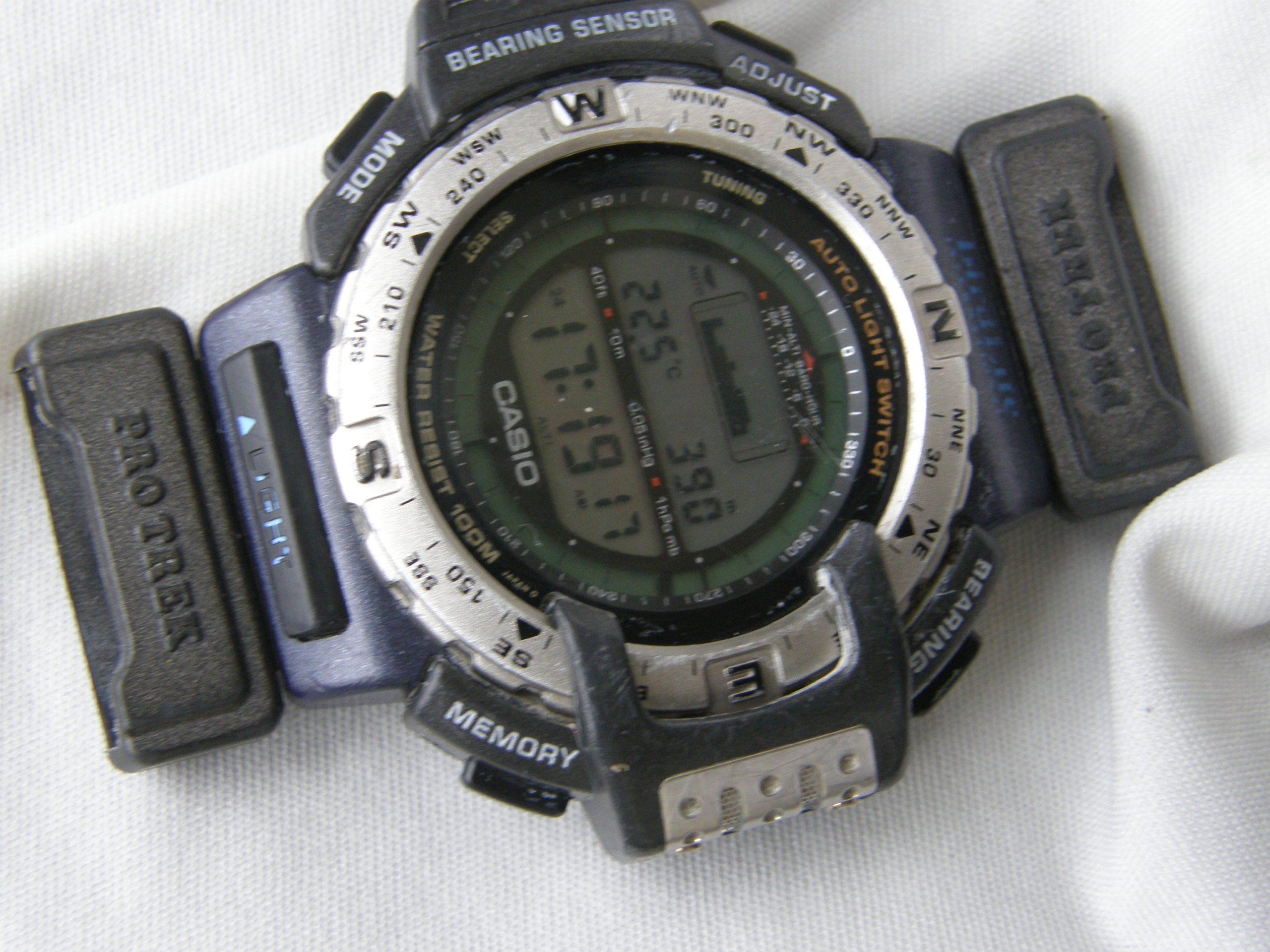 CASIO PROTREK PRT-40 TRIPLE SENSOR KULTOWY ZEGAREK - 6949976050 ...