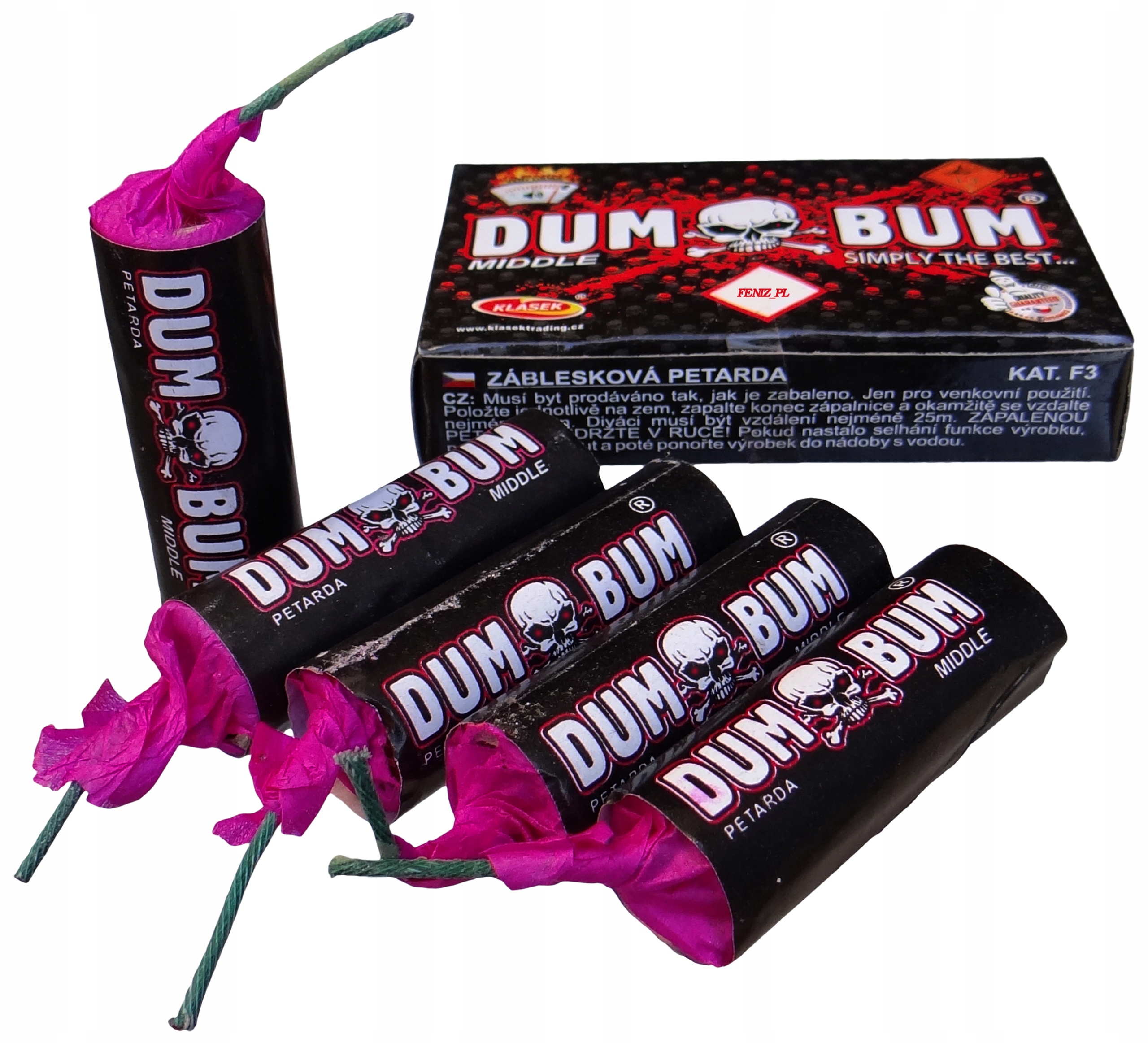 KLASEK P6AB13 PETARDY DUMBUM MIDDLE 120dB - 10op - 7596205293 ...