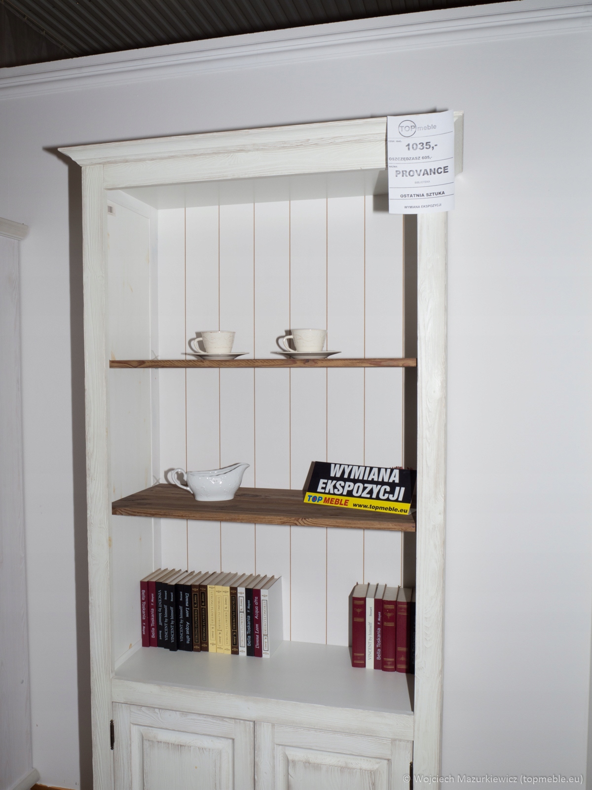 Biblioteka Provance Meble Krysiak - 7359351417 - oficjalne archiwum allegro