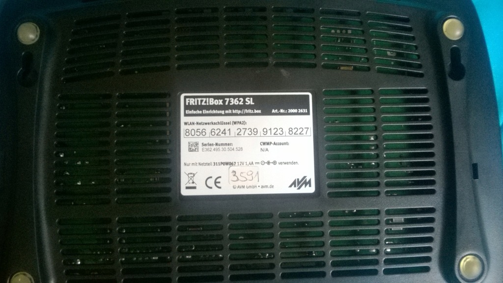 FRITZ!Box 7360 SL 2x port Gigabit 802.11n 300 Mbit - 7727834287 ...