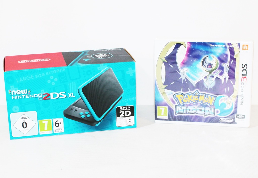 New Nintendo 2DS XL + POKEMON GWARANCJA 12 mc - 7122107985 - oficjalne ...