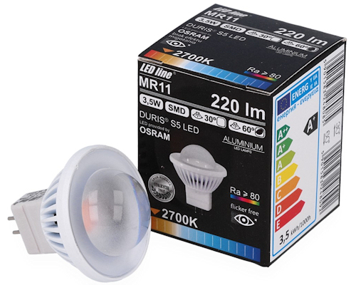 Żarówka LED MR11 GU4 3.5W 12V 60st CIEPŁA 2700K - 7311879762 ... Żarówka LED MR11 GU4 3.5W 12V 60st CIEPŁA 2700K - 7311879762 ...