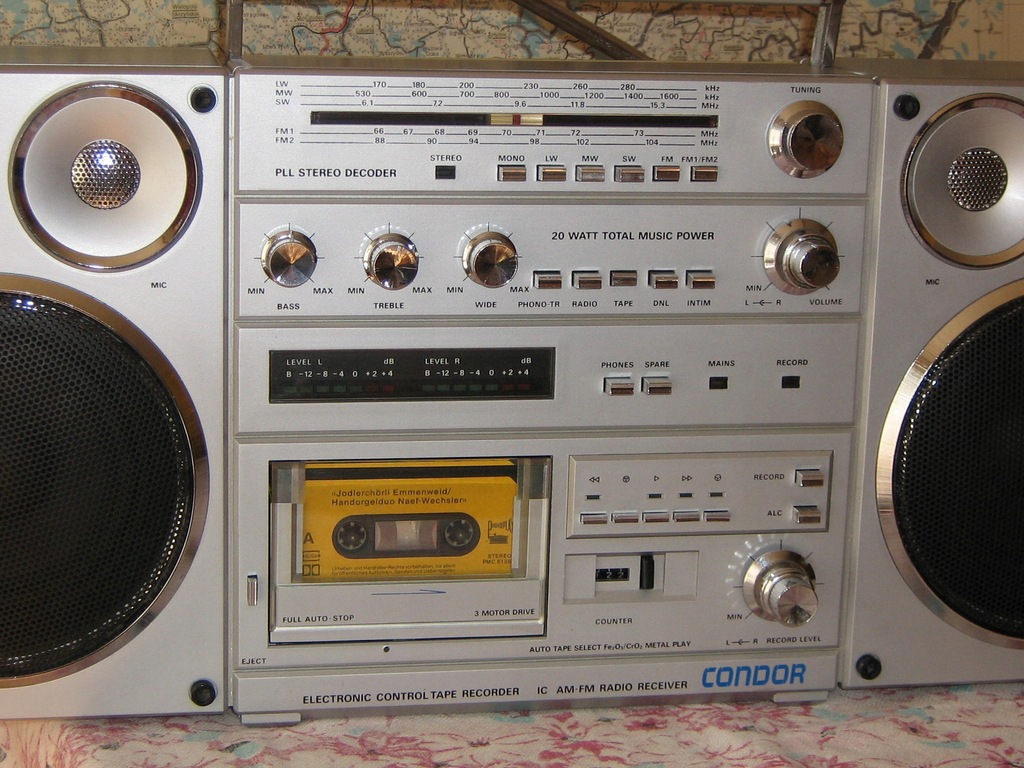 Radiomagnetofon Condor kultowy wynalazek lat PRL-u - 7759247150 ...