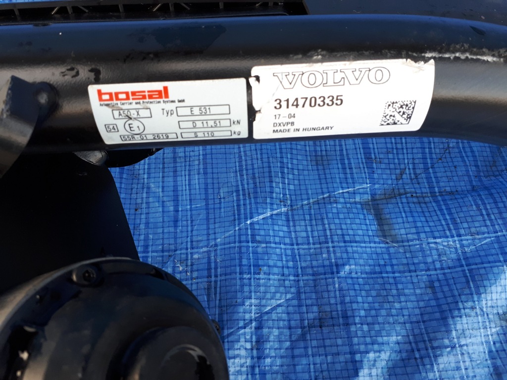 HAK HOLOWNICZY VOLVO V90 16-17 BOSAL 31470335 ELEK - 7033018304 ...