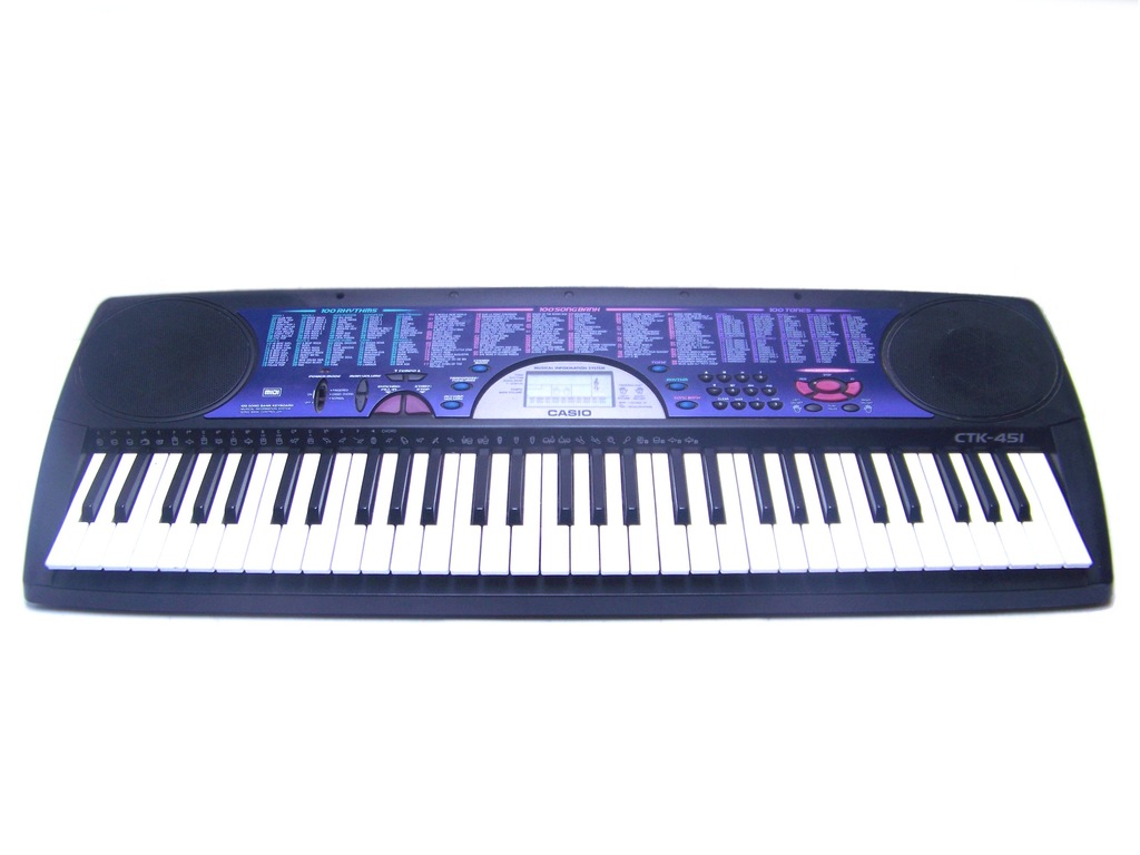 KEYBOARD CASIO CTK-451 SPRAWNY!! - 7378880913 - oficjalne archiwum Allegro