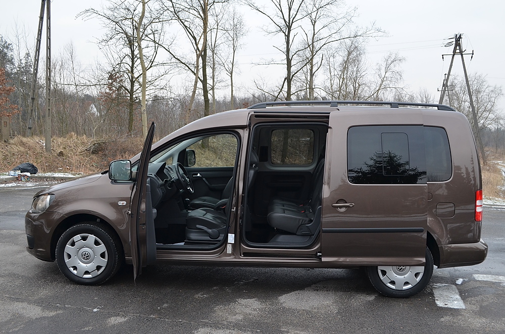PIĘKNY VW CADDY LONG 7-OSÓB_KLIMA_SKÓRA - 7211140007 - oficjalne ...