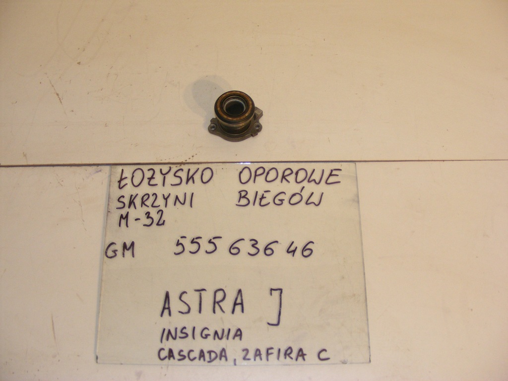ŁOŻYSKO OPOROWE SKRZYNI 55563646 OPEL ASTRA J M 32 - 7424714701 ...