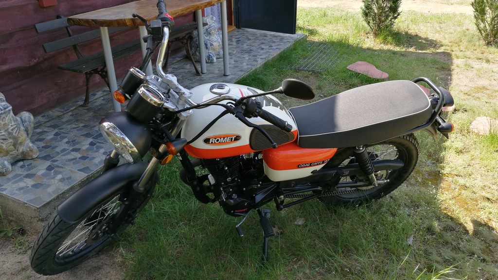 MOTOR ROMET OGAR CAFFE 125 - 7336033062 - oficjalne archiwum Allegro