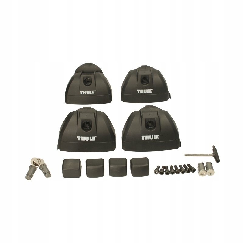 THULE 753 RAPID SYSTEM ZESTAW 4 SZT STOPY ZAMKI - 6839107748 ...