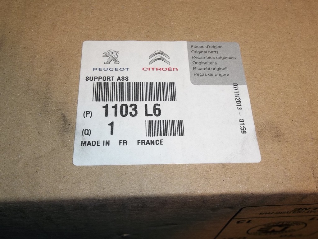 WSPORNIK FILTRA I CHŁODNICY OLEJU C2,C3,C4 1103.L6 - 7262150760 ...