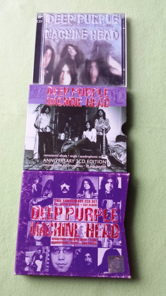 DEEP PURPLE - MACHINE HEAD 25TH ANNIVERSARY 2CD - 7095339601 - oficjalne archiwum Allegro