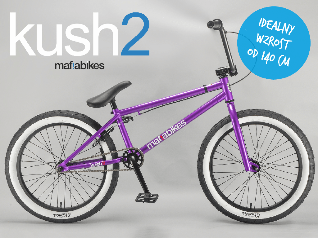 Rower BMX 20" MAFIA KUSH2 Harry Main PURPLE - 7181673239 - oficjalne archiwum Allegro