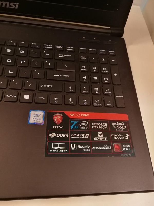 LAPTOP GAMINGOWY MSI MS-16J5 - 7242054504 - oficjalne archiwum Allegro