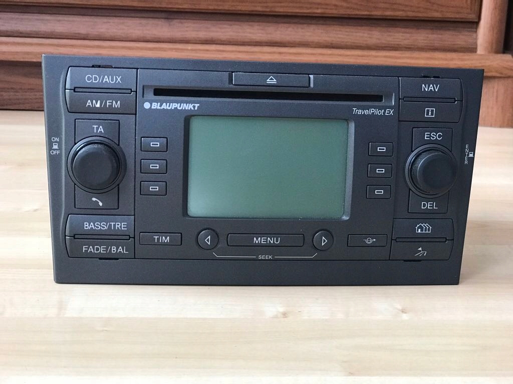 Radio Blaupunkt EX Mondeo mk3 +przejściówka - 7640124071 - oficjalne archiwum Allegro
