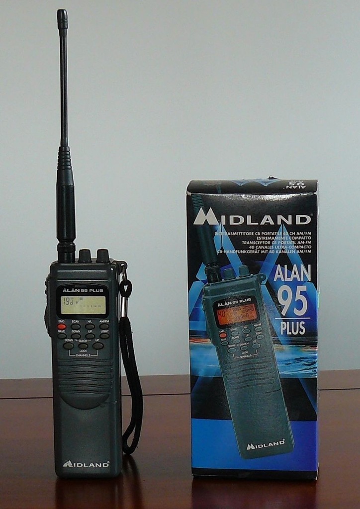 CB RADIO ALAN 95+ PRZENOŚNE RĘCZNE 10 x 40 kanałów - 7255623852 - oficjalne archiwum Allegro