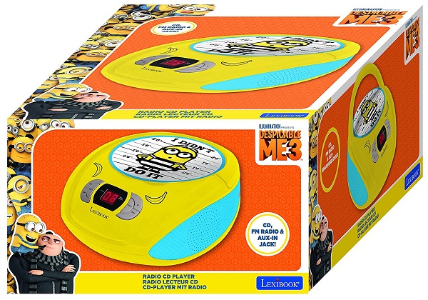 BOOMBOX ODTWARZACZ CD USB SD MINIONKI MINIONS - 7066314844 - oficjalne ...