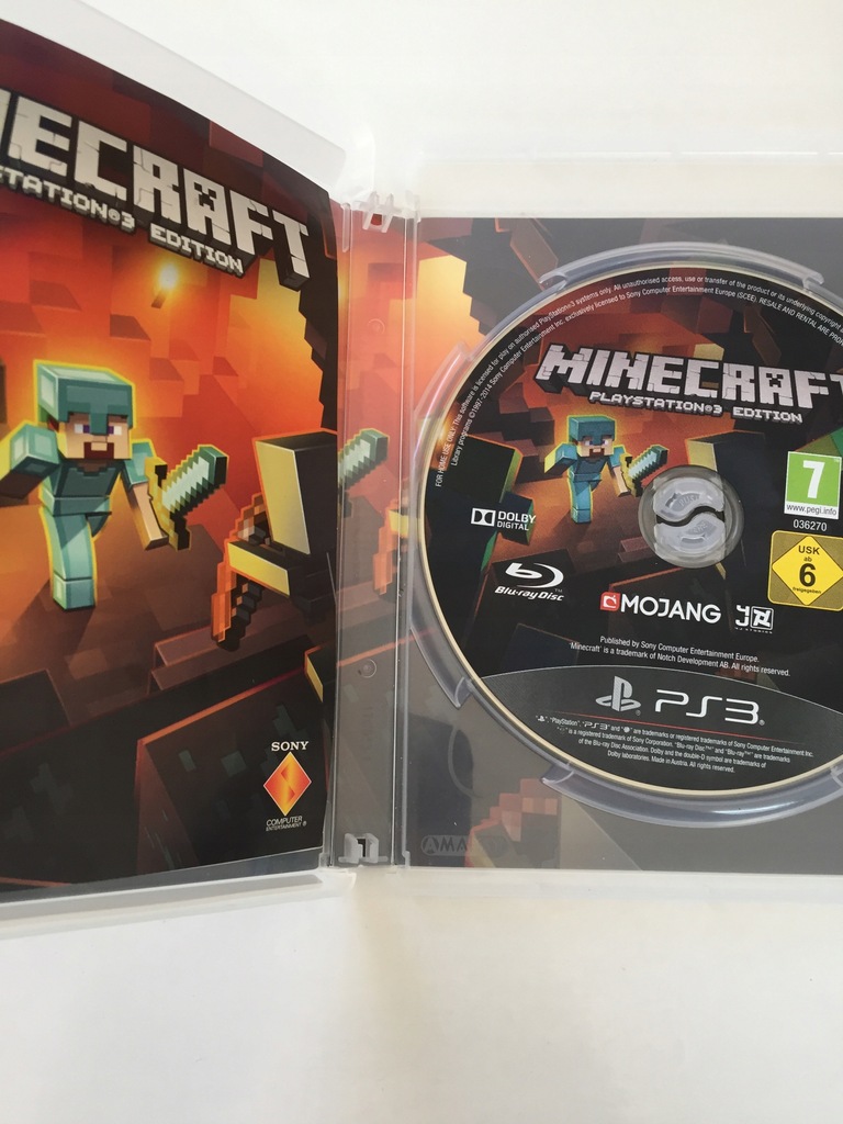 Minecraft Playstation 3 Edition PL Ps3 SKLEP AHS - 7448840043 ...