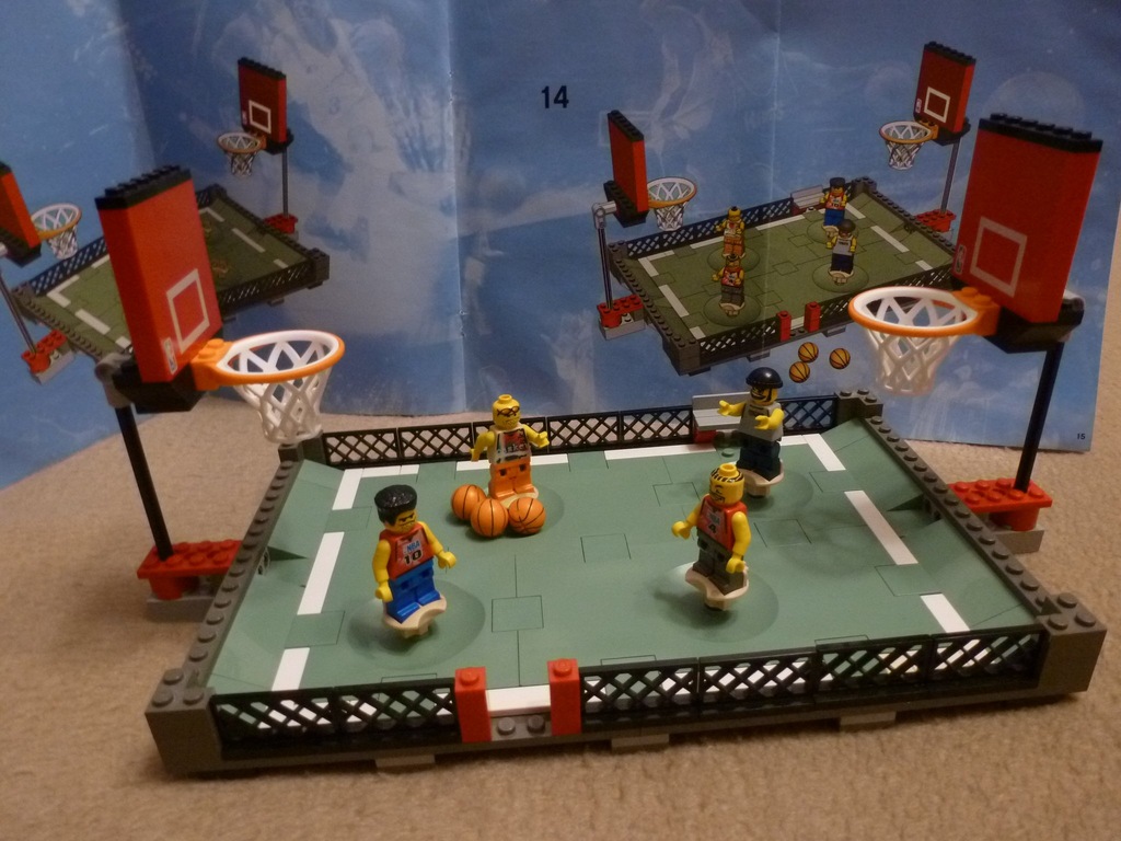 LEGO Koszykówka 3431 Boisko BASKETBALL street 2003 - 7095634860 ...