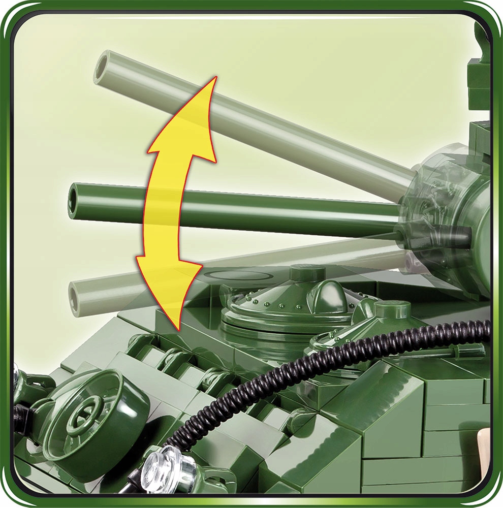 COBI Klocki Small Army Czołg SHERMAN M4A1 2464 - 7614814733 - oficjalne ...