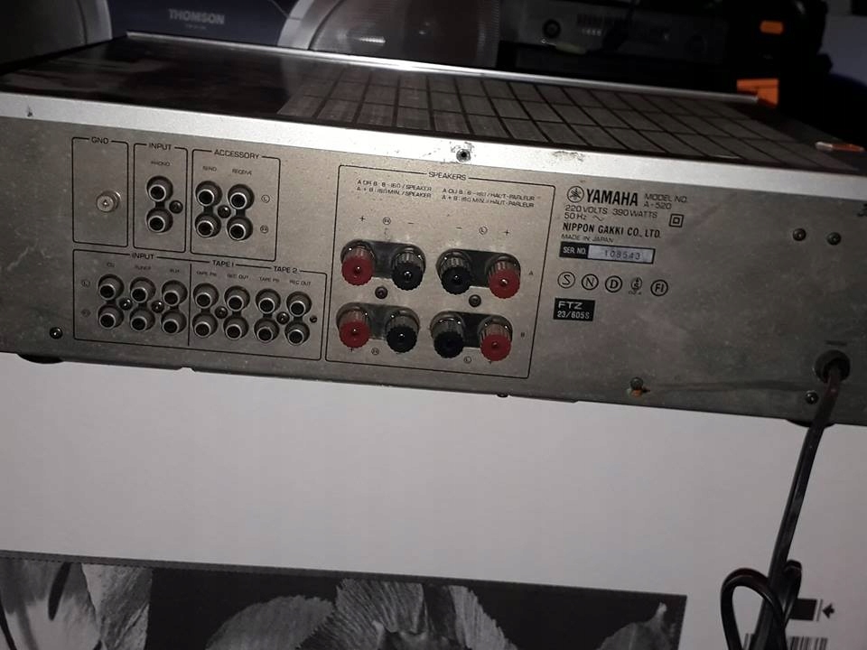 Wzmacniacz Yamaha A-520 - Uszkodzony - 7761048758 - oficjalne archiwum Allegro