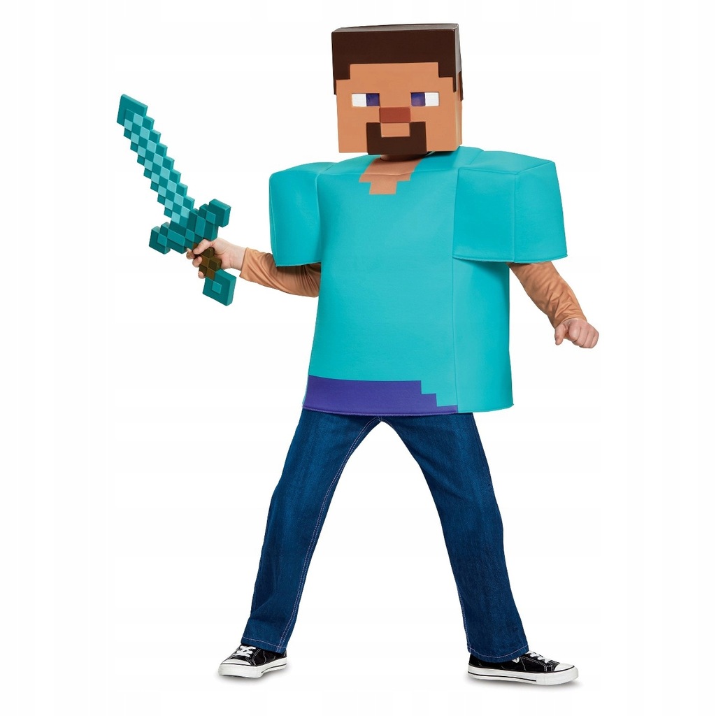 minecraft -przebranie kostium 4 wzory - 7571849527 - oficjalne archiwum ...