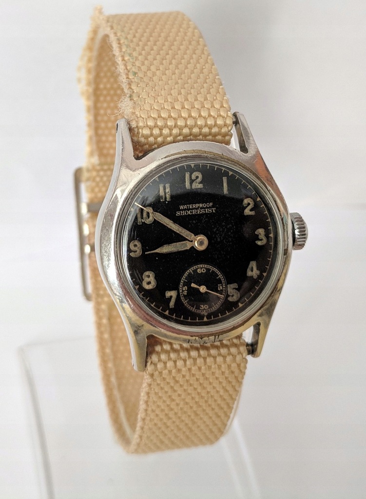 Militarny zegarek męski lata 40 kal. AS 984 UNIKAT - 7493082585 ...