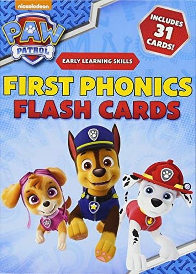 PAW Patrol: First Phonics Flash Cards SCHOLASTIC - 7675042290 ...