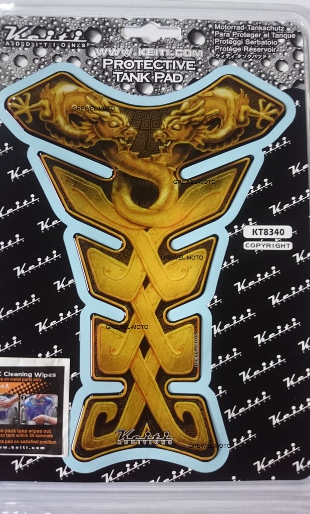 KEITI Tank Pad Gold Dragon KT8340 smok złote smoki - 7186967249 ...