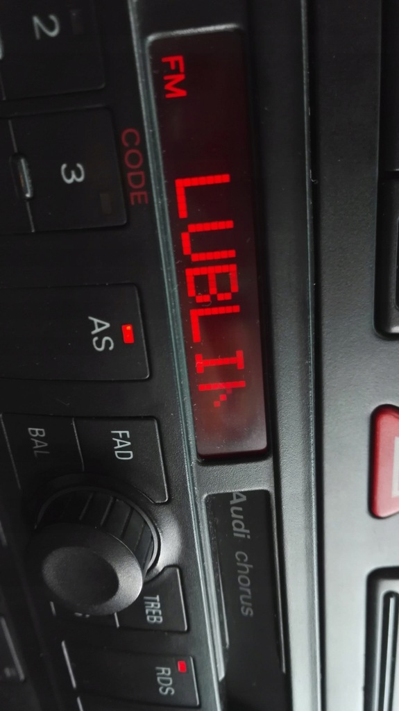 Radio oryginalne do audi a3 8l lift 8LO 035 152A - 7025732920 - oficjalne archiwum Allegro